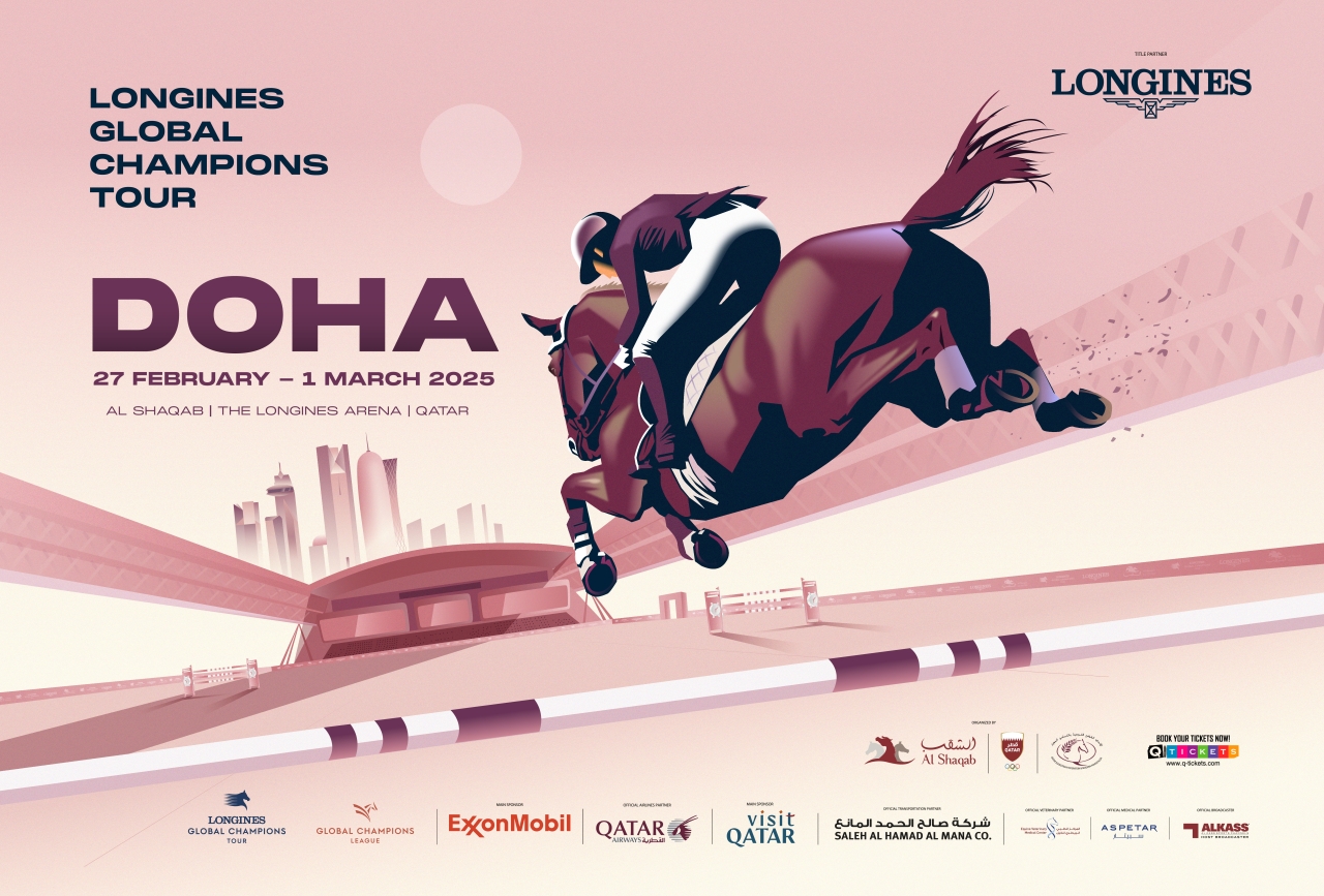Global Champions Unveils 2025 Poster Direction with Striking Doha Artwork